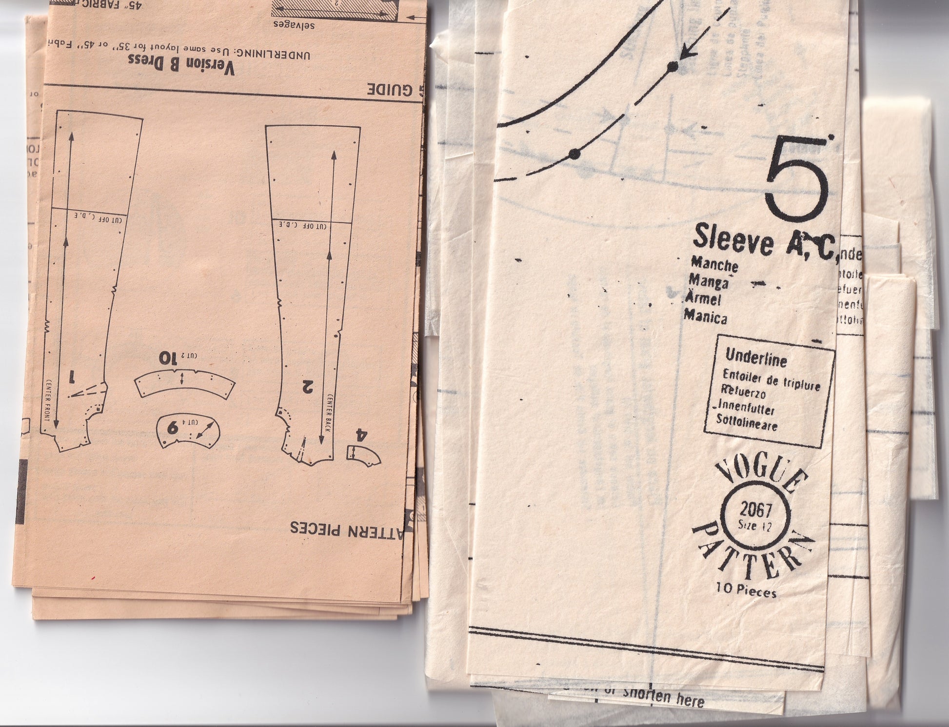 Vogue Basic Design 2067 Womens A Line Evening Dress with Optional Full ...