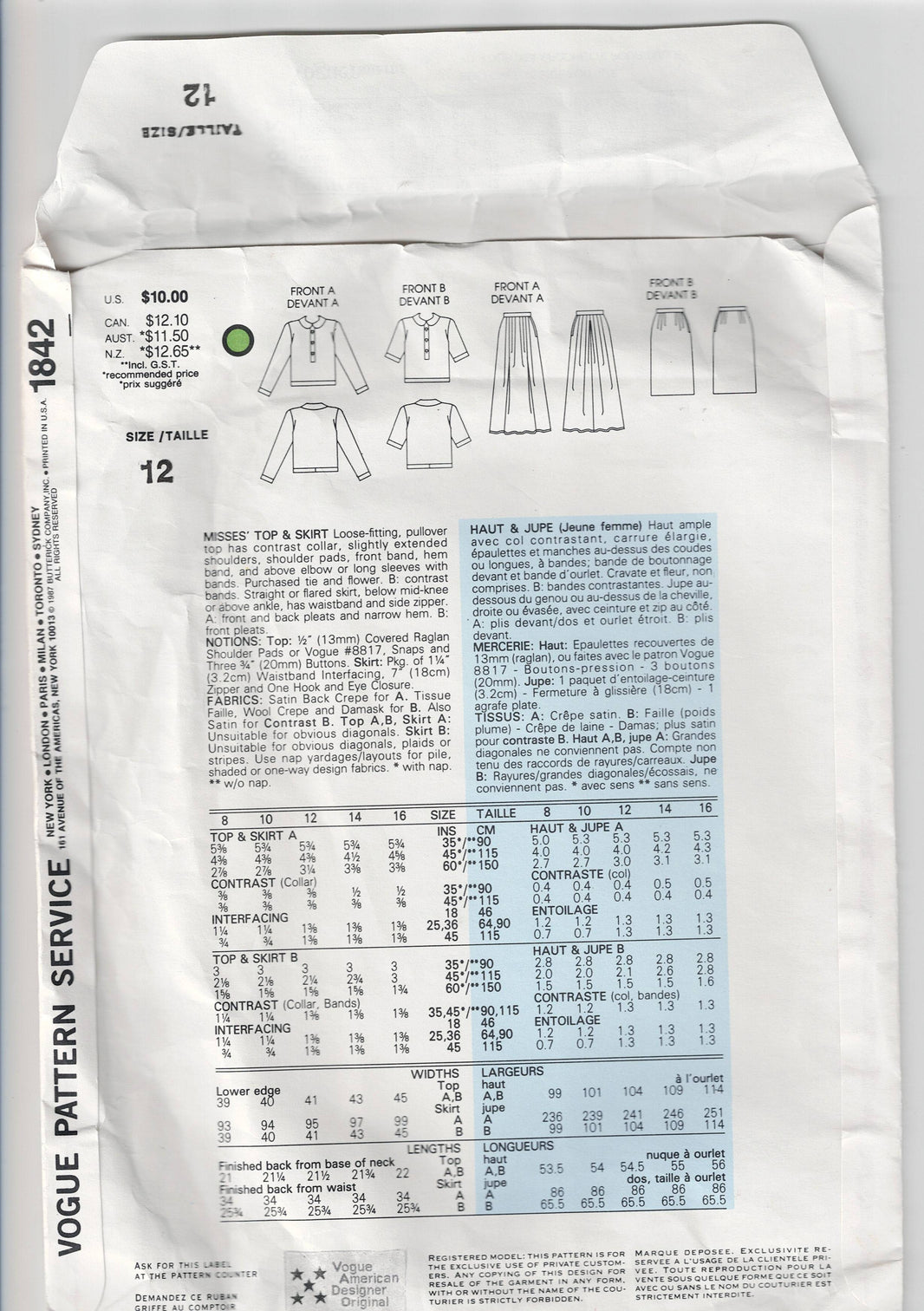 Vintage Collectable and Out Of Print Sewing Patterns from Australia ...